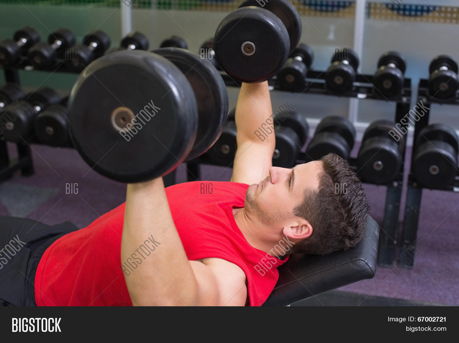 Bodybuilder Lying On Image & Photo (Free Trial) | Bigstock