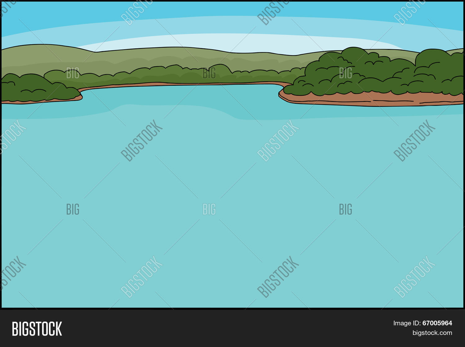 Riverfront Background Vector & Photo (Free Trial) | Bigstock