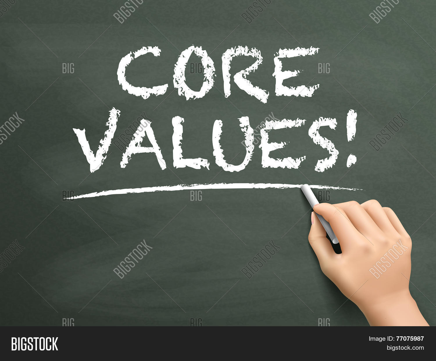 Core Values Words Vector & Photo (Free Trial) | Bigstock