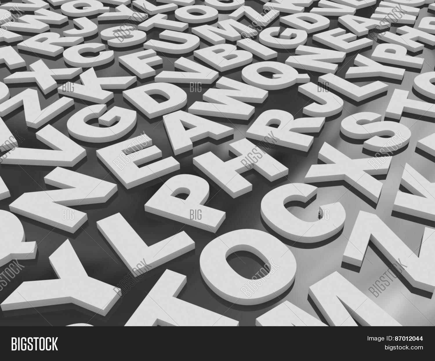 Letters English Image & Photo (Free Trial) | Bigstock