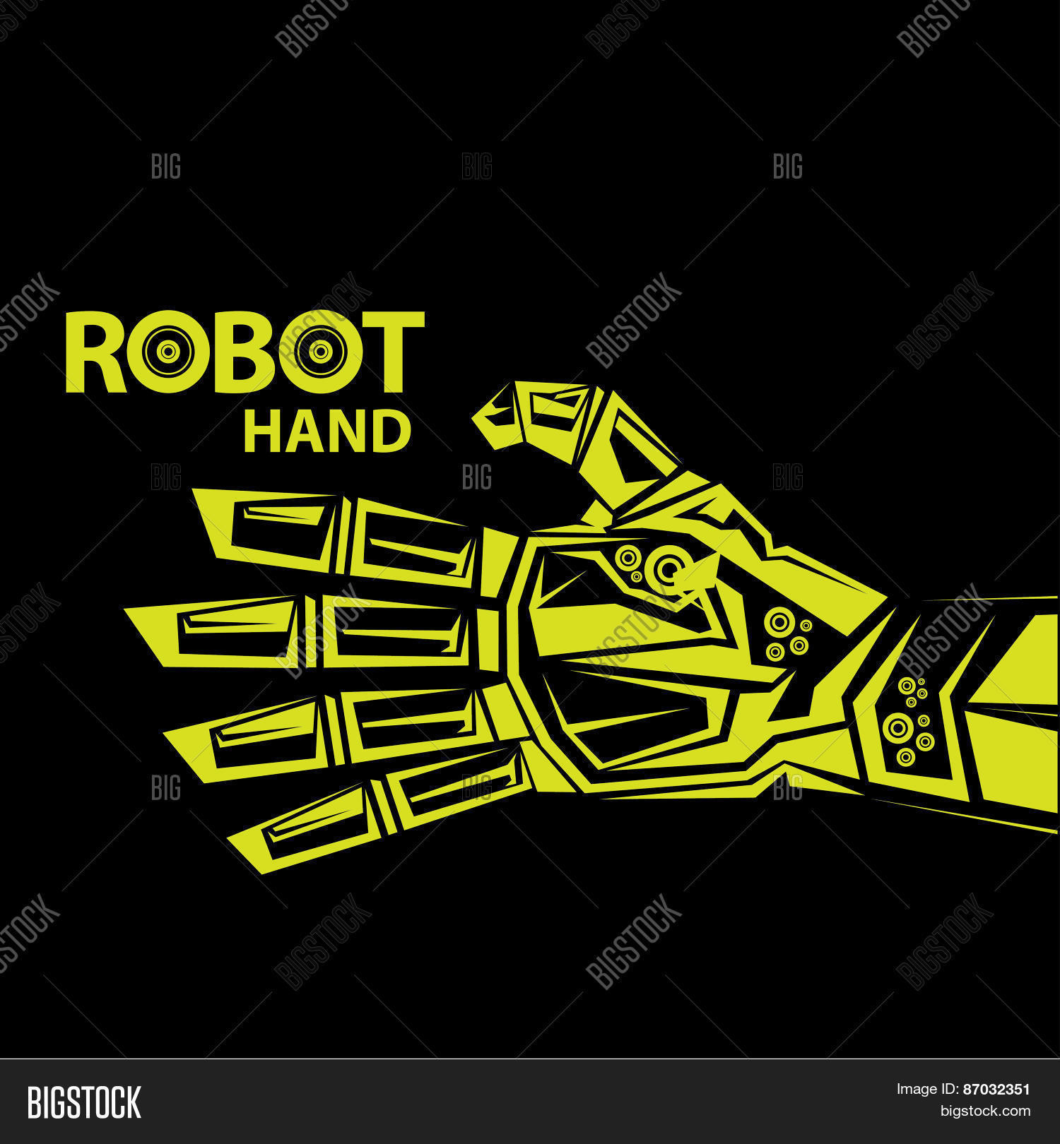 Vector Robotic Arm Vector & Photo (Free Trial) | Bigstock