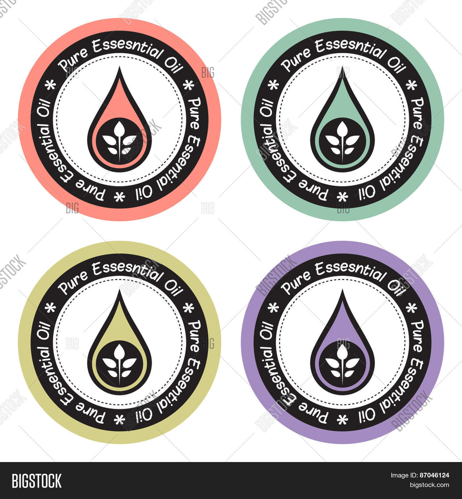 Pure Essential Oil Vector & Photo (Free Trial) | Bigstock