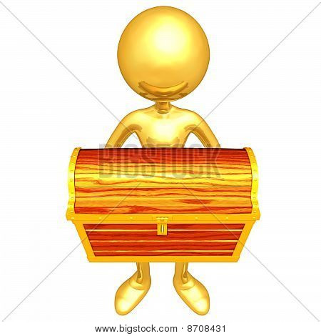Gold Guy Holding Image & Photo (Free Trial) | Bigstock