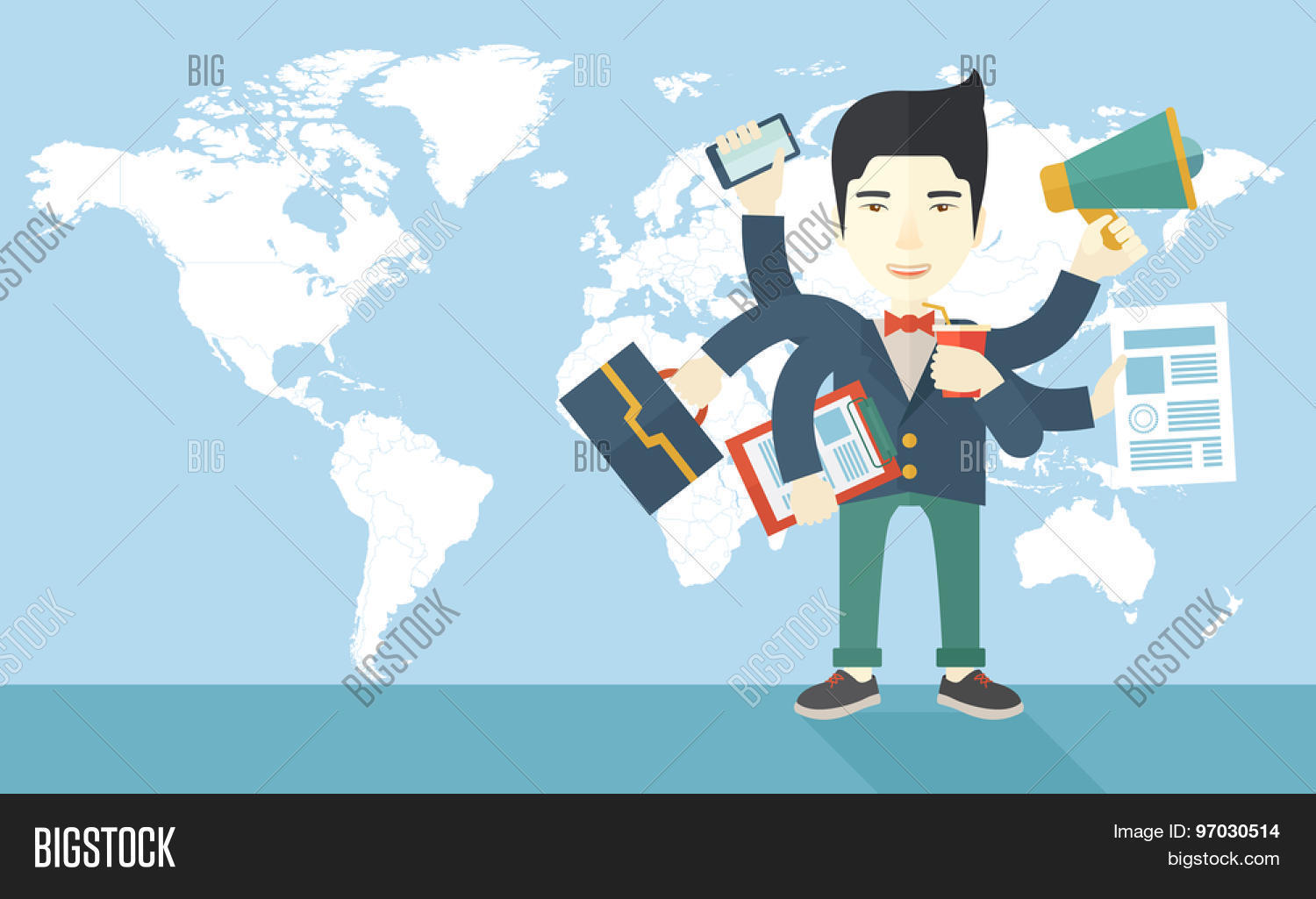 Young Happy Japanese Vector & Photo (Free Trial) | Bigstock