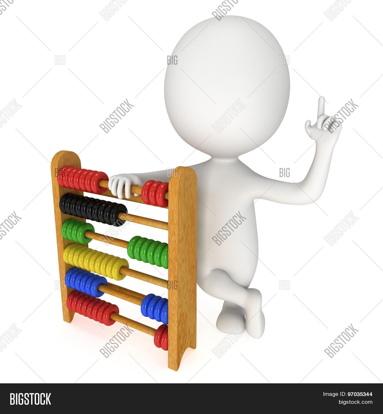 3D Man Toy Abacus Image & Photo (Free Trial) | Bigstock