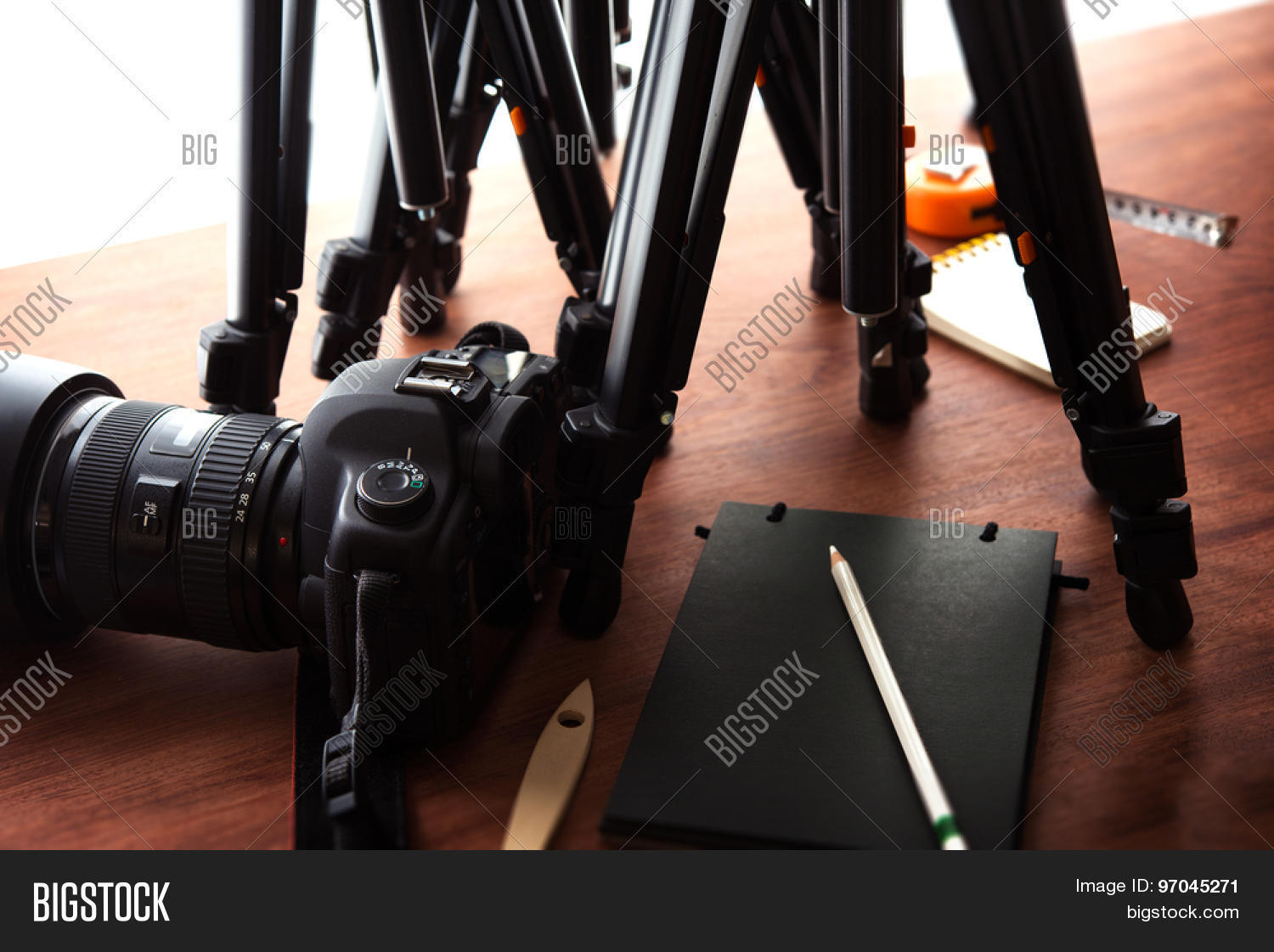 Tripods DSLR Camera. Image & Photo (Free Trial) | Bigstock
