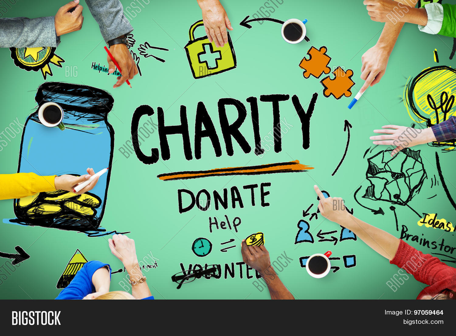 Charity Donate Help Image & Photo (Free Trial) | Bigstock