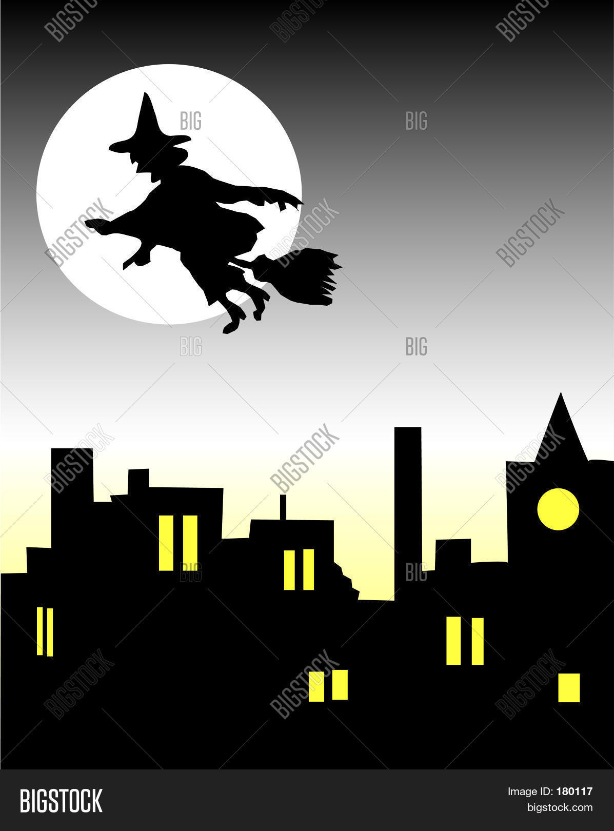 Flying Witch Image & Photo (Free Trial) | Bigstock