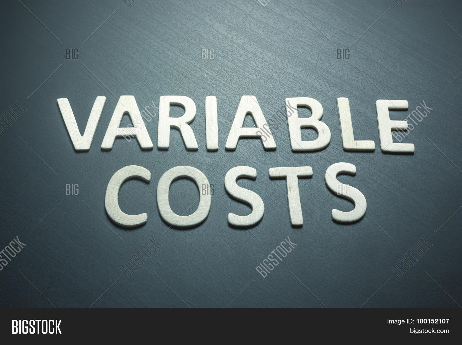 Variable Costs Written Image & Photo (Free Trial) | Bigstock