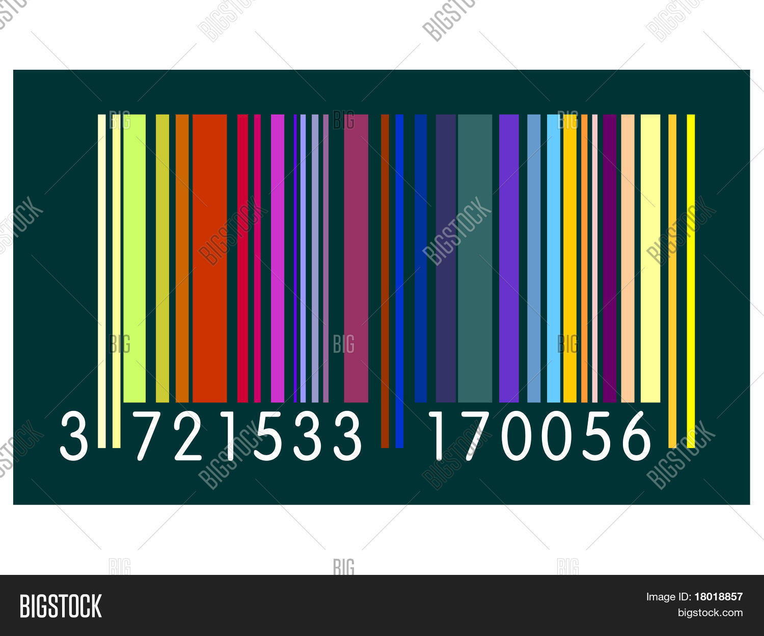 Colored Barcode Vector & Photo (Free Trial) | Bigstock