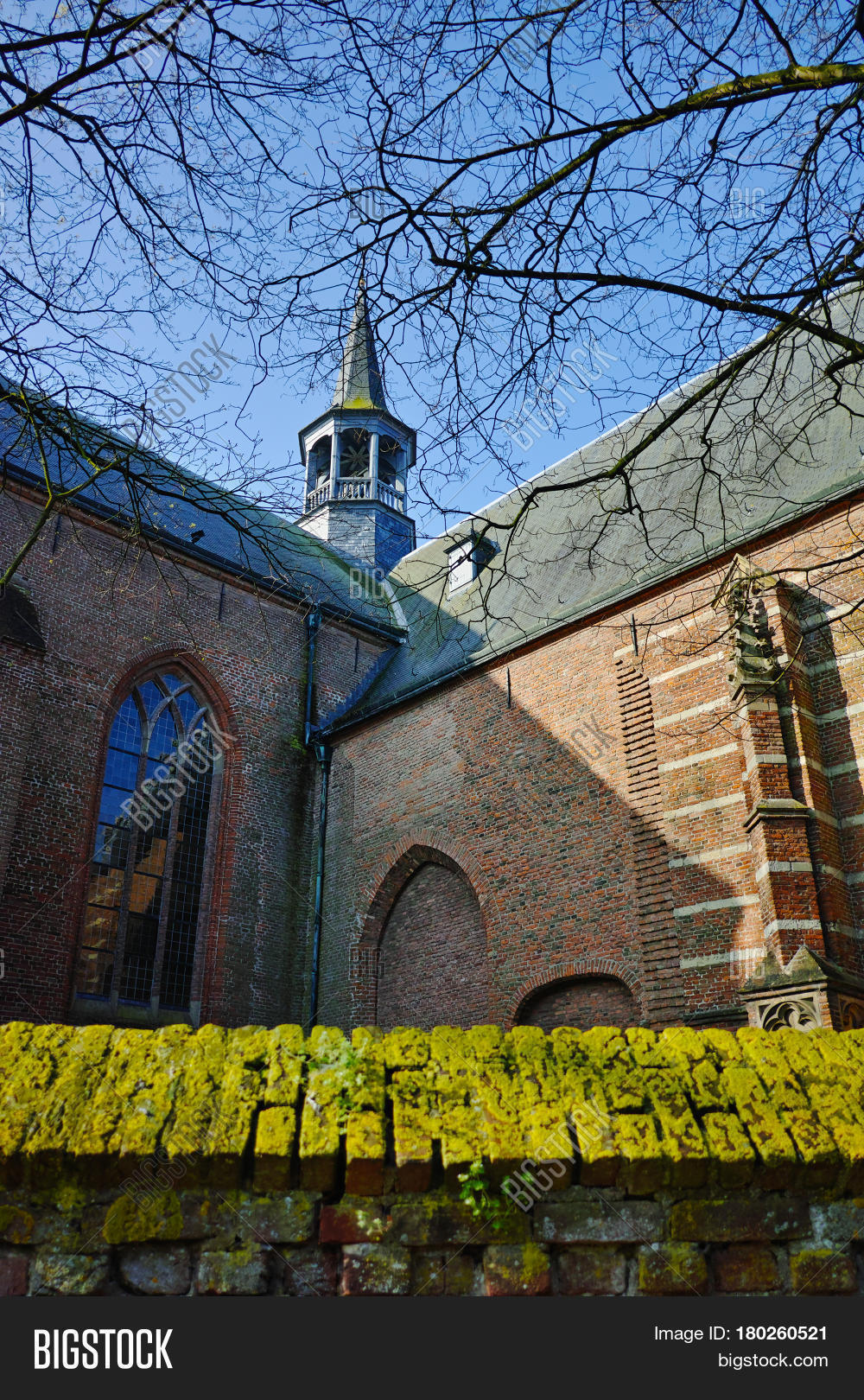 Old Red Brick Church Image & Photo (Free Trial) | Bigstock
