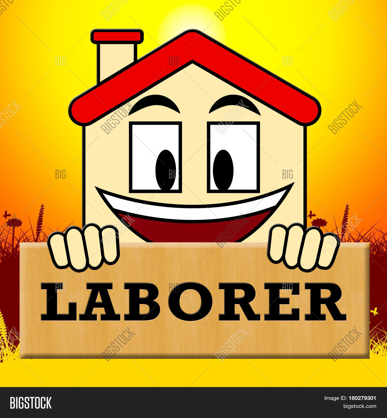 House Laborer Shows Image & Photo (Free Trial) | Bigstock