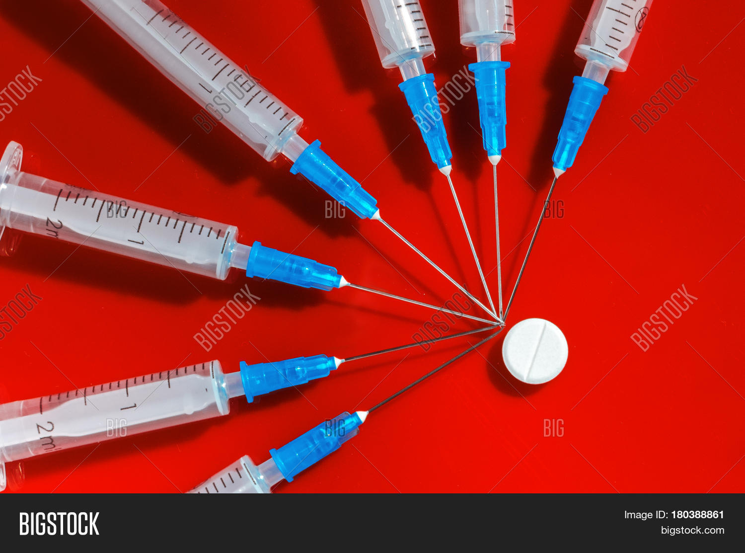 Syringe. Pills. Image & Photo (Free Trial) | Bigstock