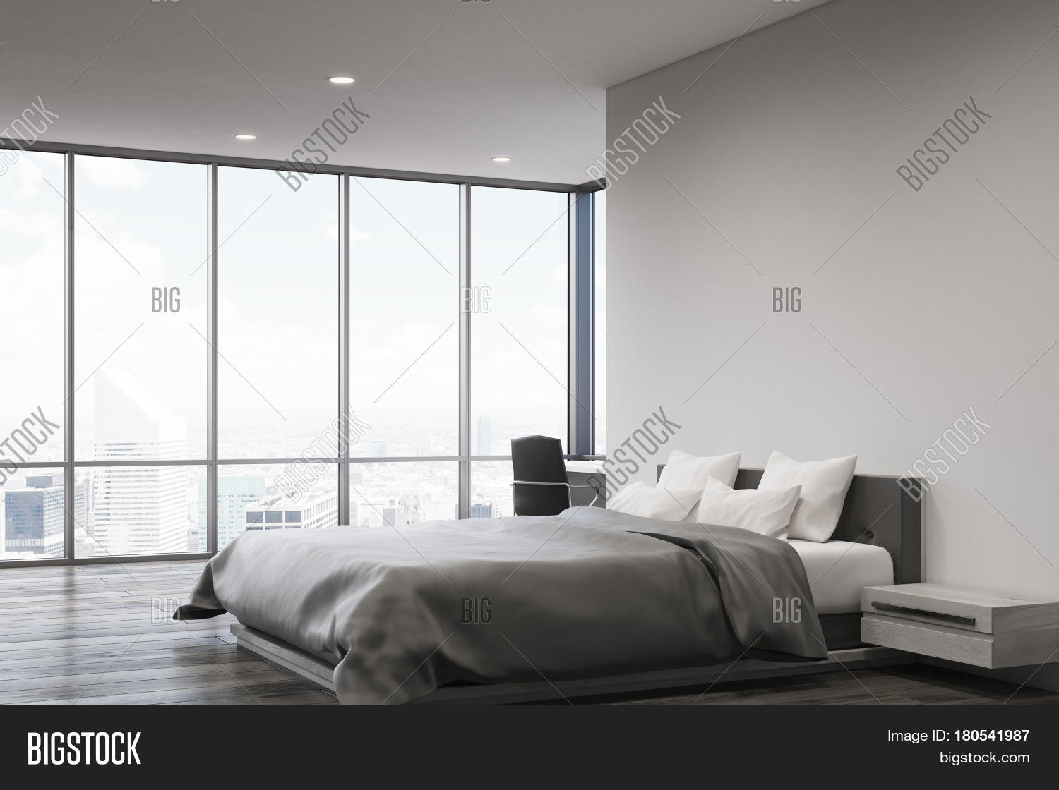 Side View Bedroom Gray Image & Photo (Free Trial) | Bigstock
