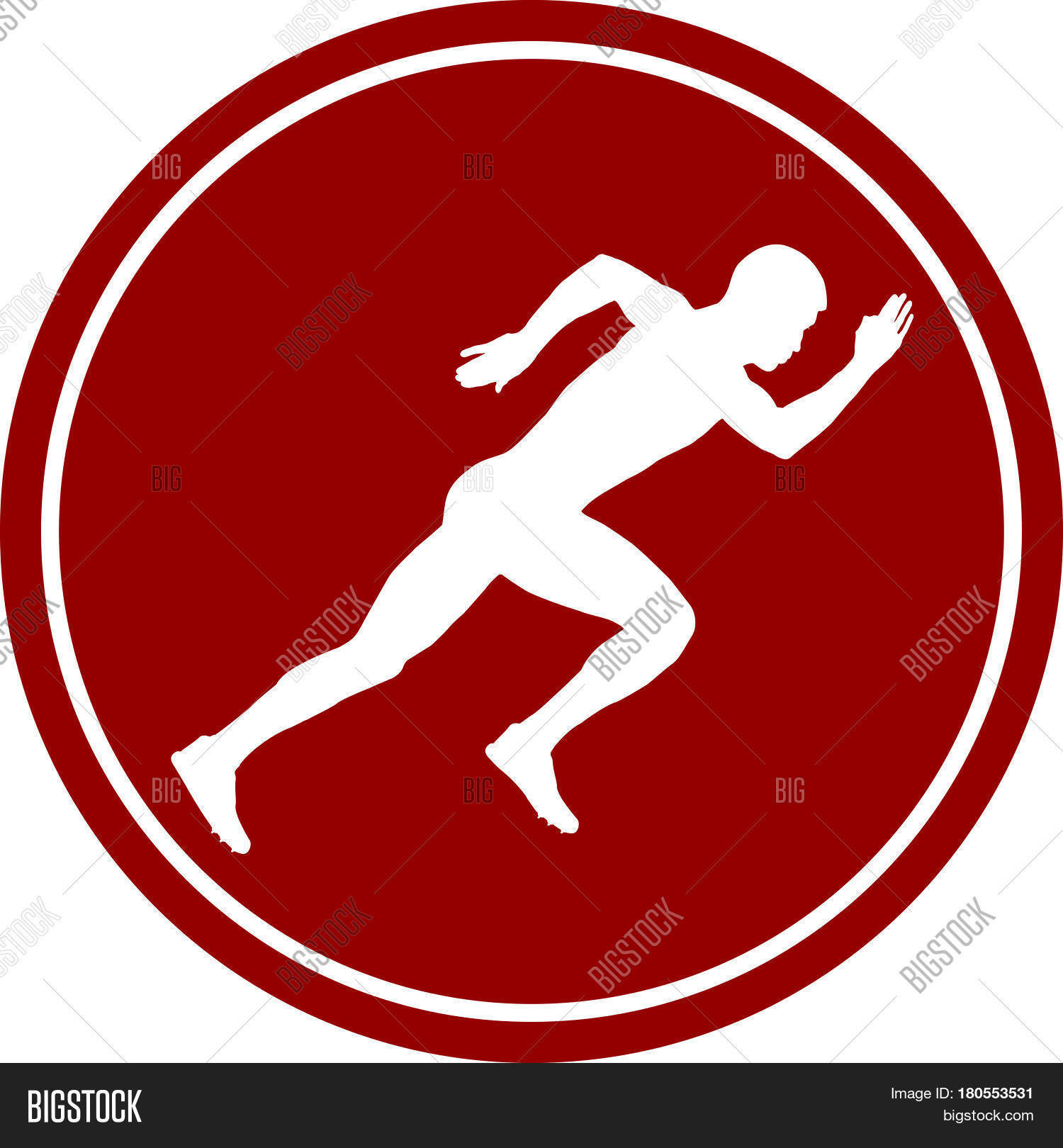 Icon Sprint Running Vector & Photo (Free Trial) | Bigstock