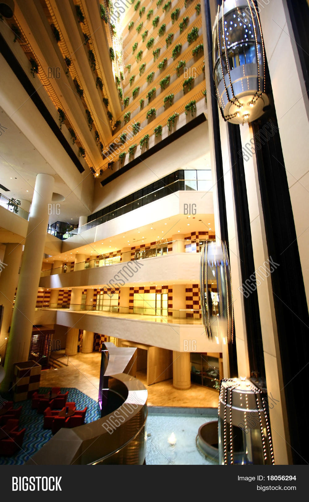 Grand Lobby High Rise Image & Photo (Free Trial) | Bigstock