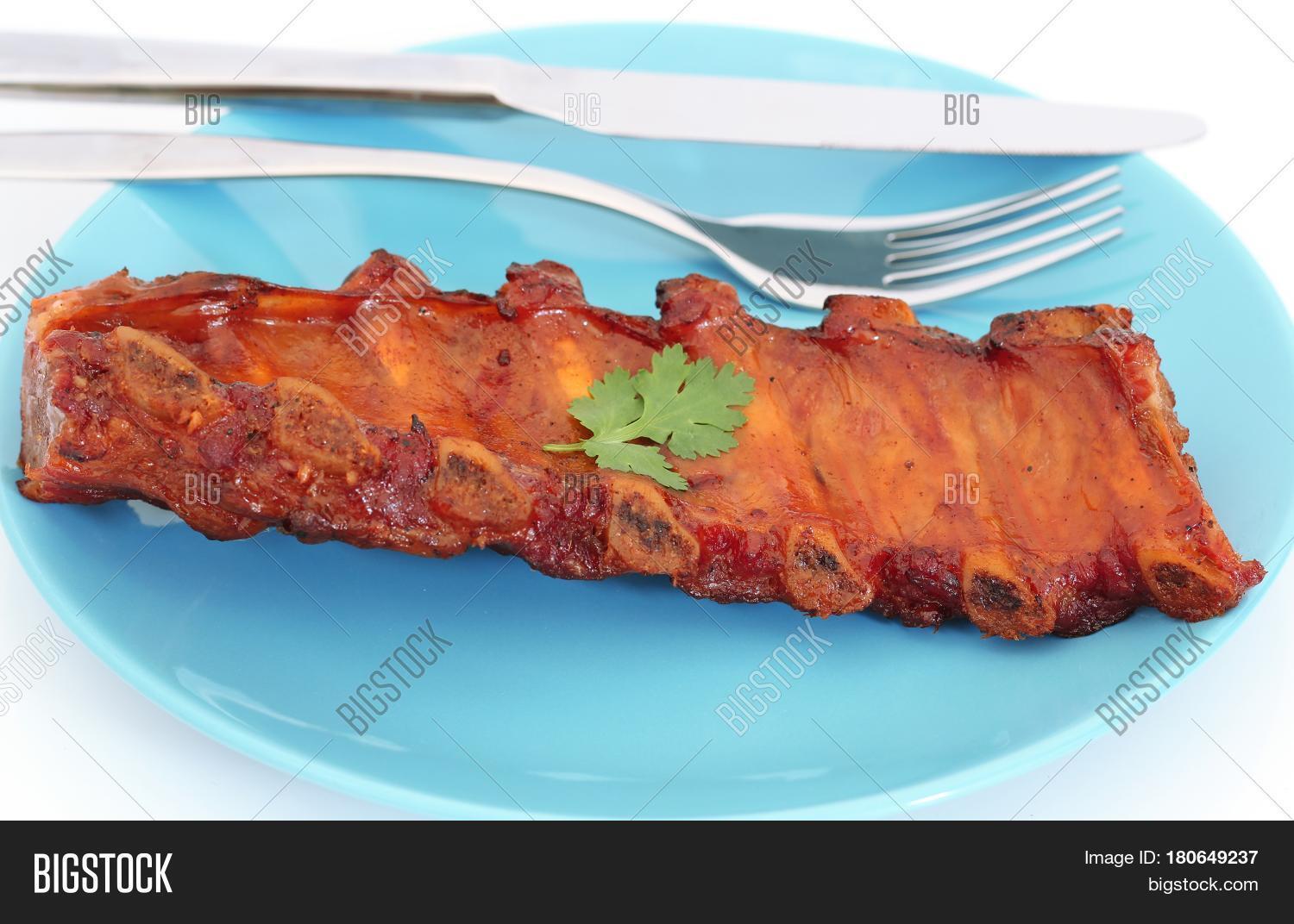Grilled Bbq Pork Ribs Image & Photo (Free Trial) | Bigstock