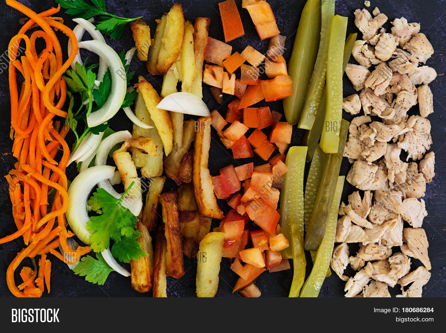 Ingredients Shawarma Image & Photo (Free Trial) | Bigstock