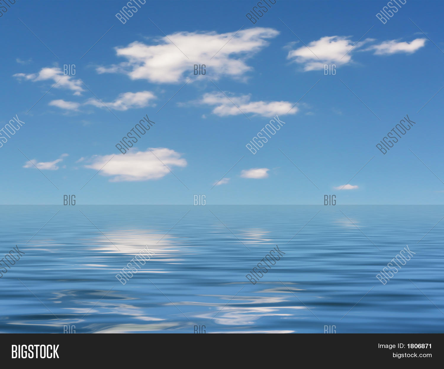 Blue Sky Water Image & Photo (Free Trial) | Bigstock