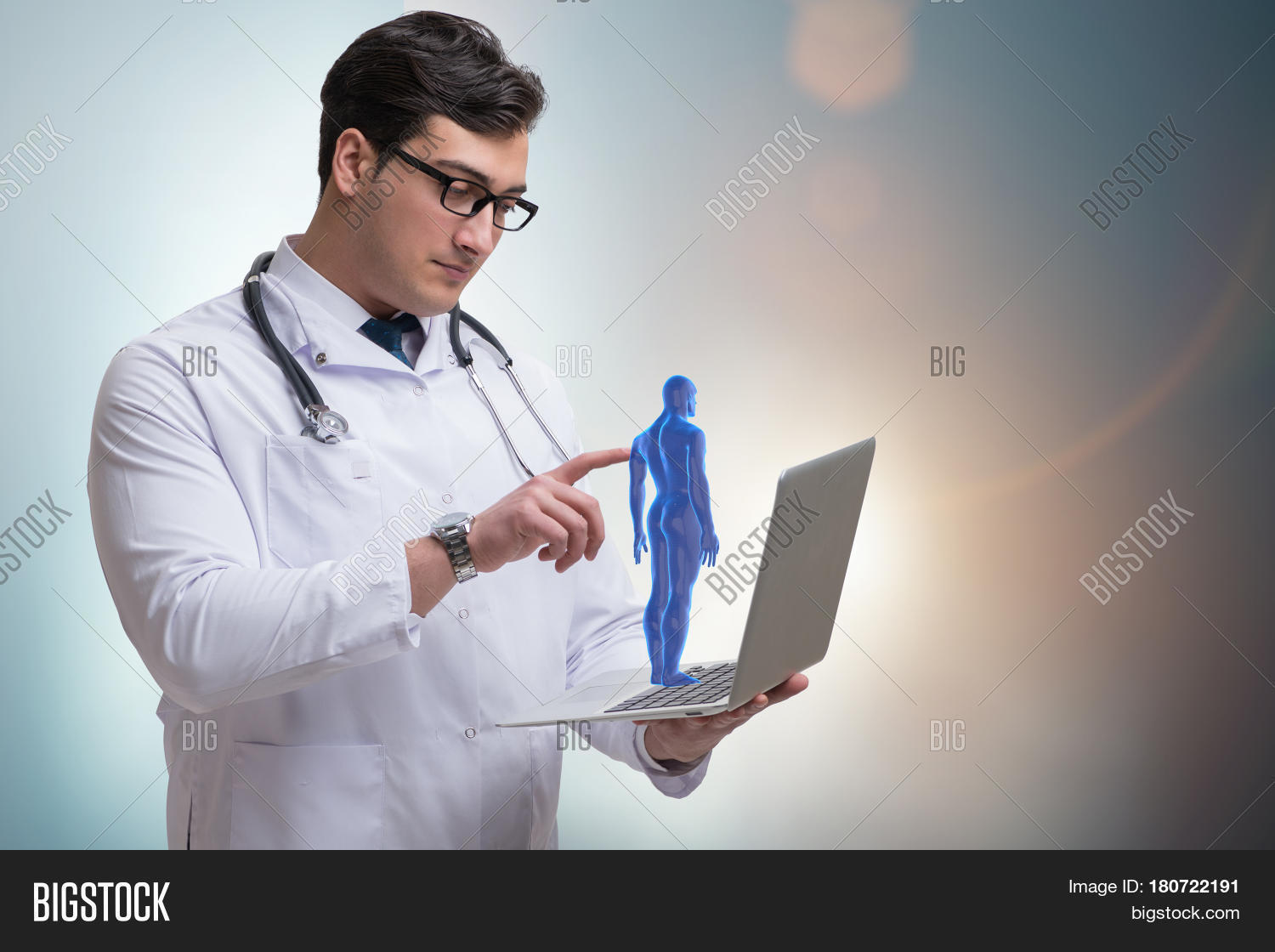 Male Doctor Futuristic Image & Photo (Free Trial) | Bigstock