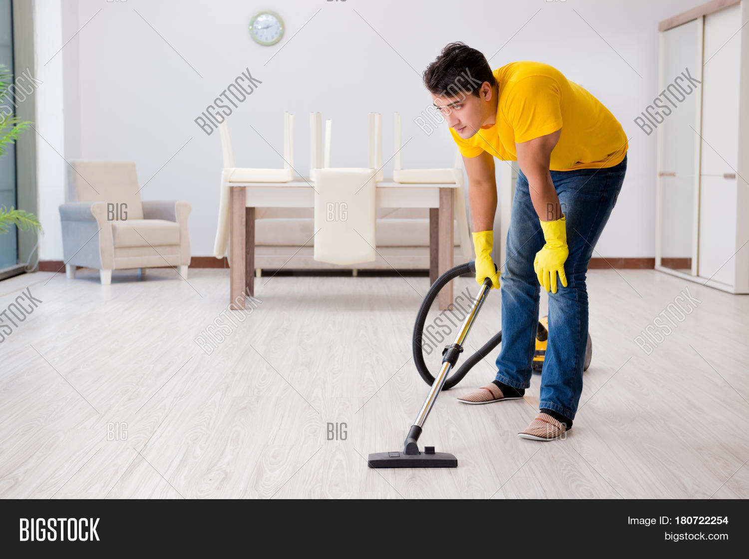 Man Husband Cleaning Image & Photo (Free Trial) | Bigstock
