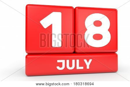 July 18. Calendar On Image & Photo (Free Trial) | Bigstock