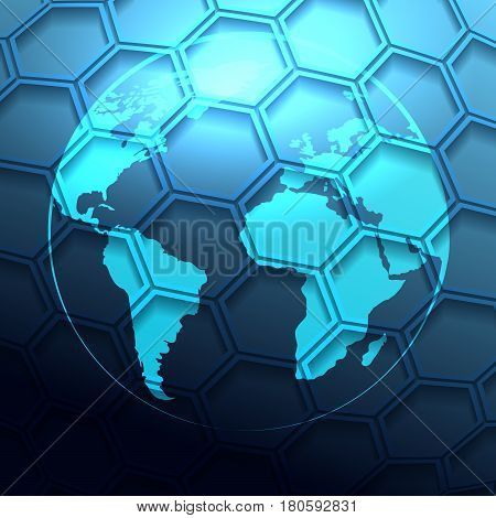 Futuristic Earth Vector & Photo (Free Trial) | Bigstock
