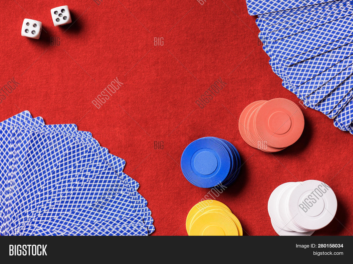 Top View Red Poker Image & Photo (Free Trial) | Bigstock