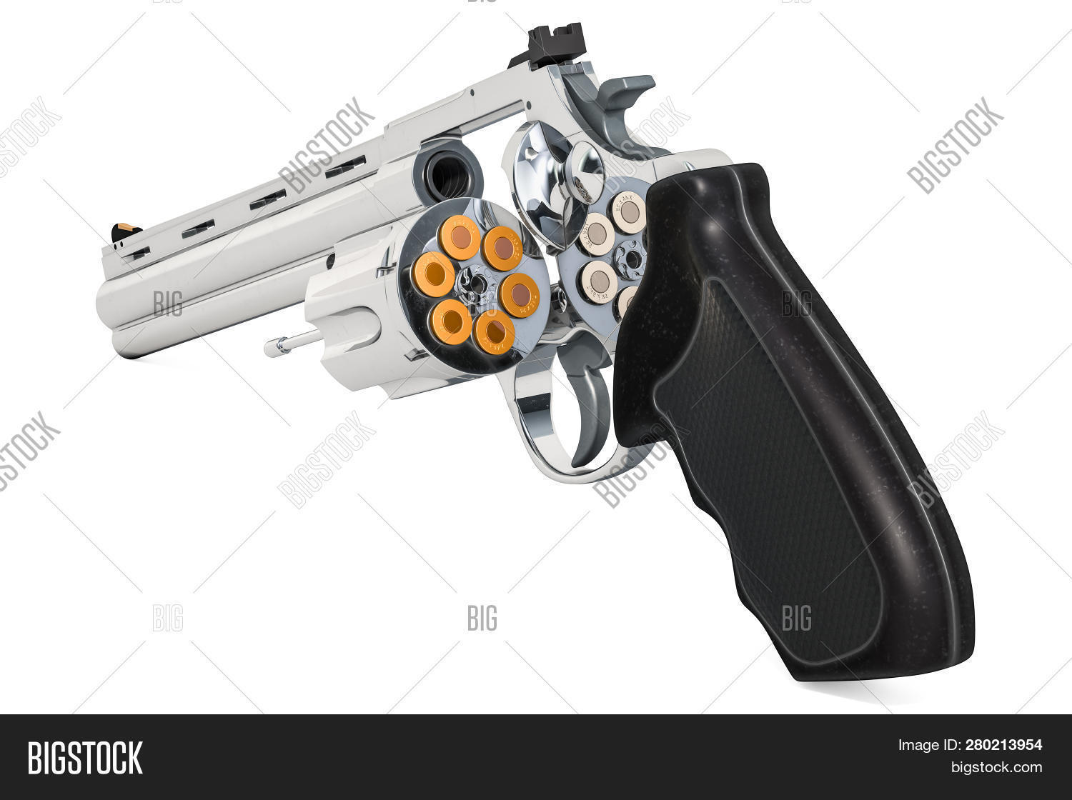 Revolver Opened Image & Photo (Free Trial) | Bigstock