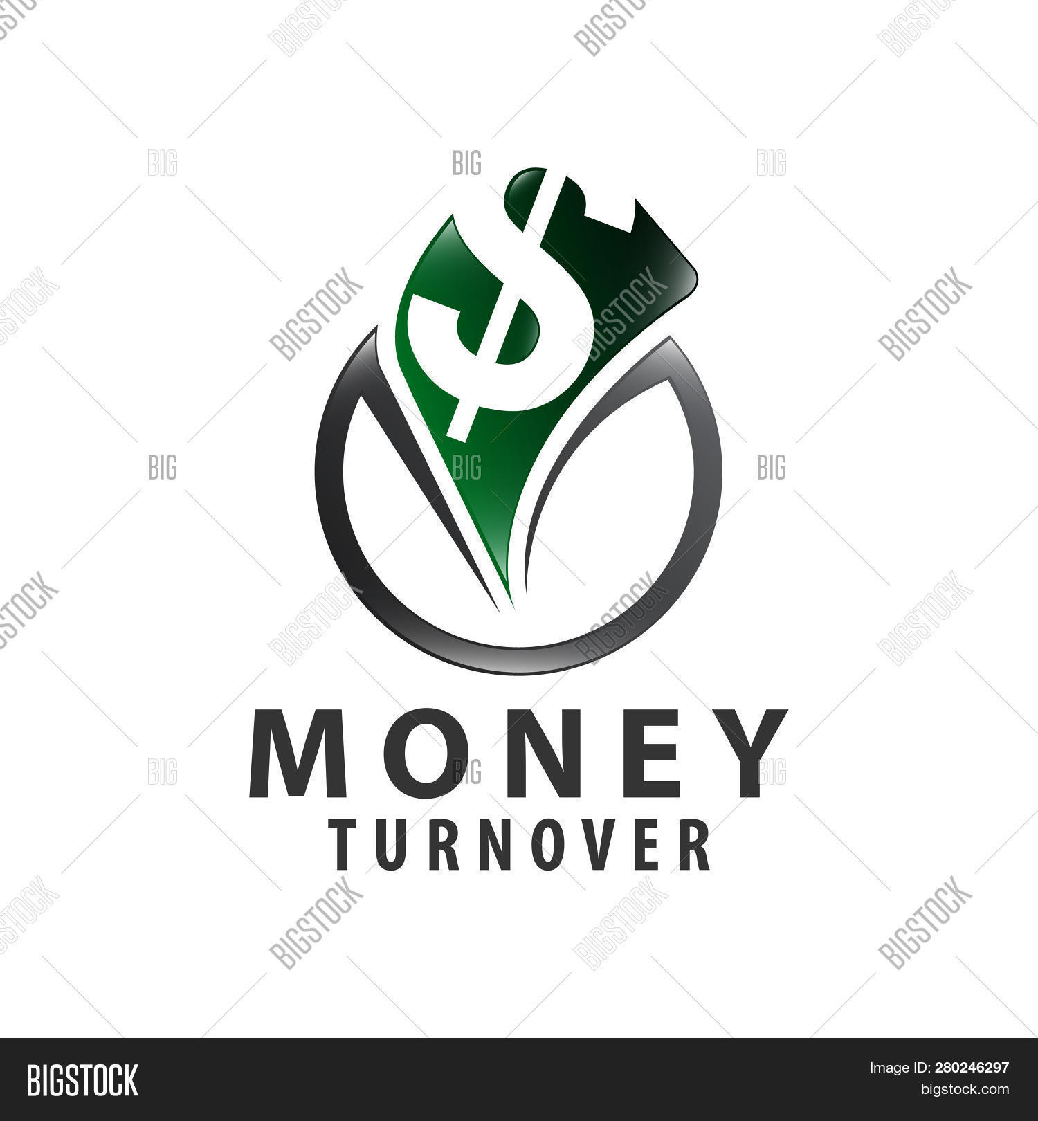 Circle Money Turnover Vector & Photo (Free Trial) | Bigstock
