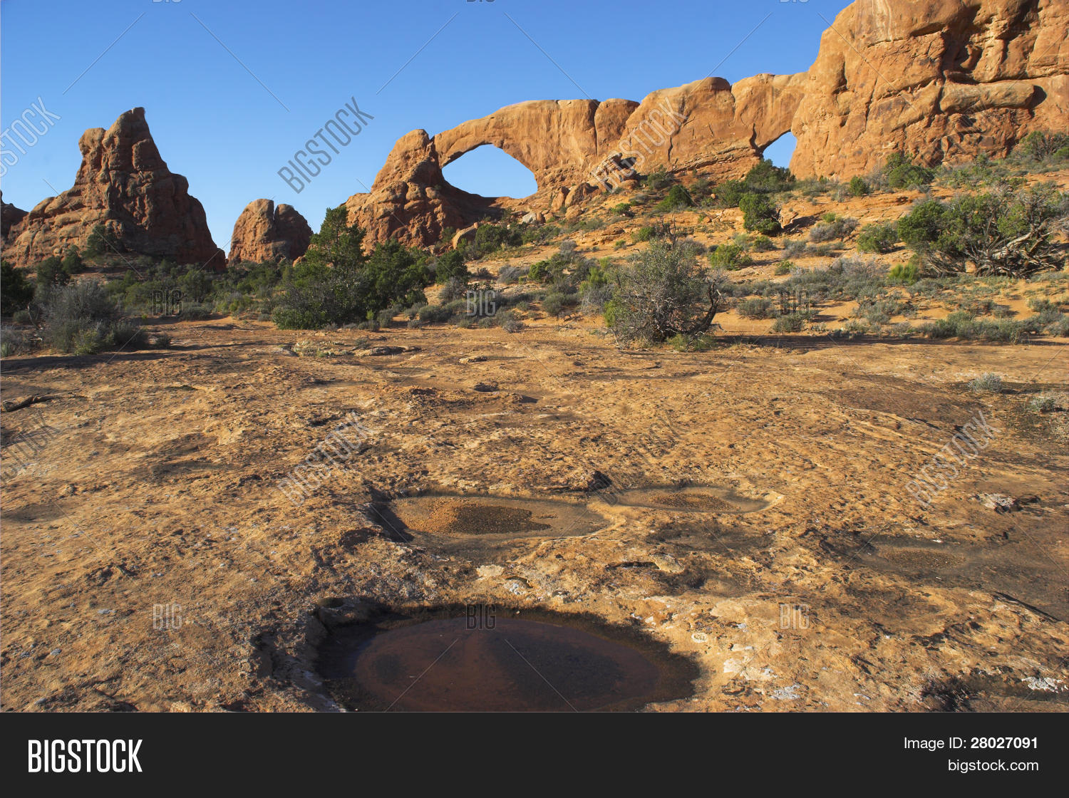 Two Arches Small Pool Image & Photo (Free Trial) | Bigstock