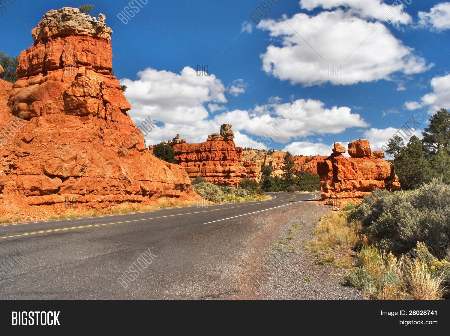 Red Canyon Road State Image & Photo (Free Trial) | Bigstock