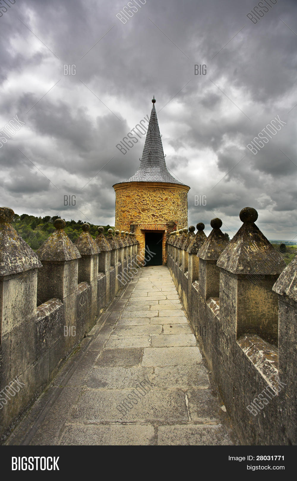 Protected Wall Tower Image & Photo (Free Trial) | Bigstock