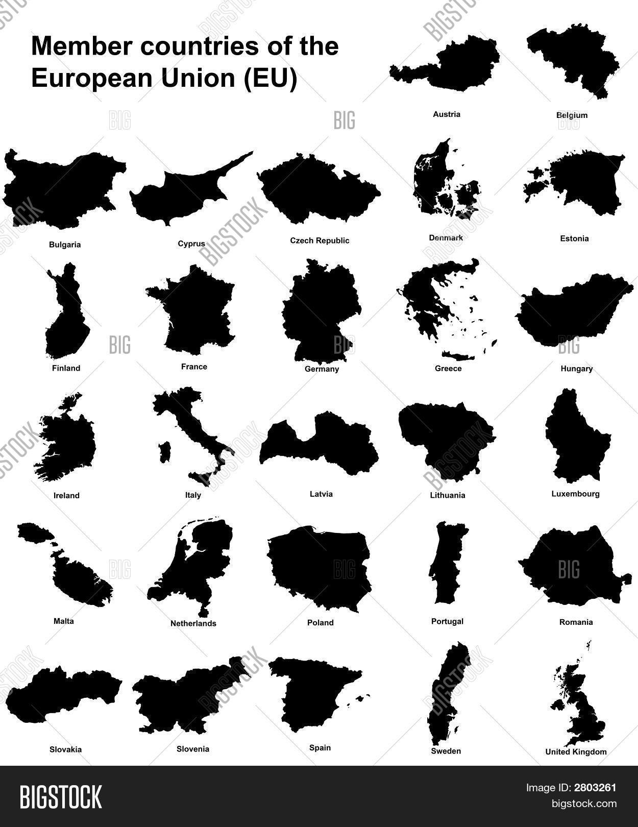 Eu Countries Image & Photo (Free Trial) | Bigstock