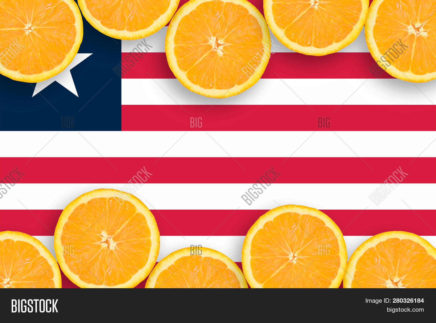 Liberia Flag Citrus Image & Photo (Free Trial) | Bigstock