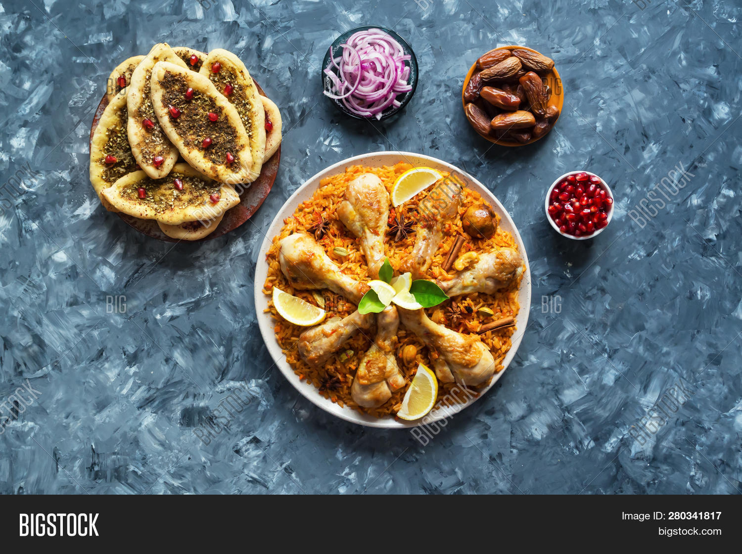 Qatari Chicken Majboos Image & Photo (Free Trial) | Bigstock