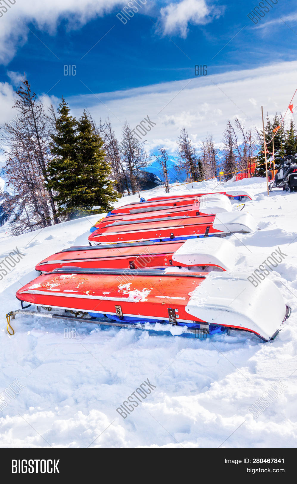 Rows Ski Patrol Image & Photo (Free Trial) | Bigstock