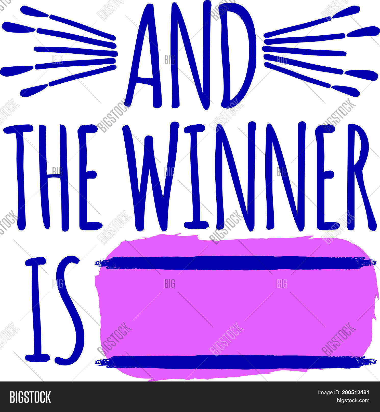 Winner Banner Concept Vector & Photo (Free Trial) | Bigstock