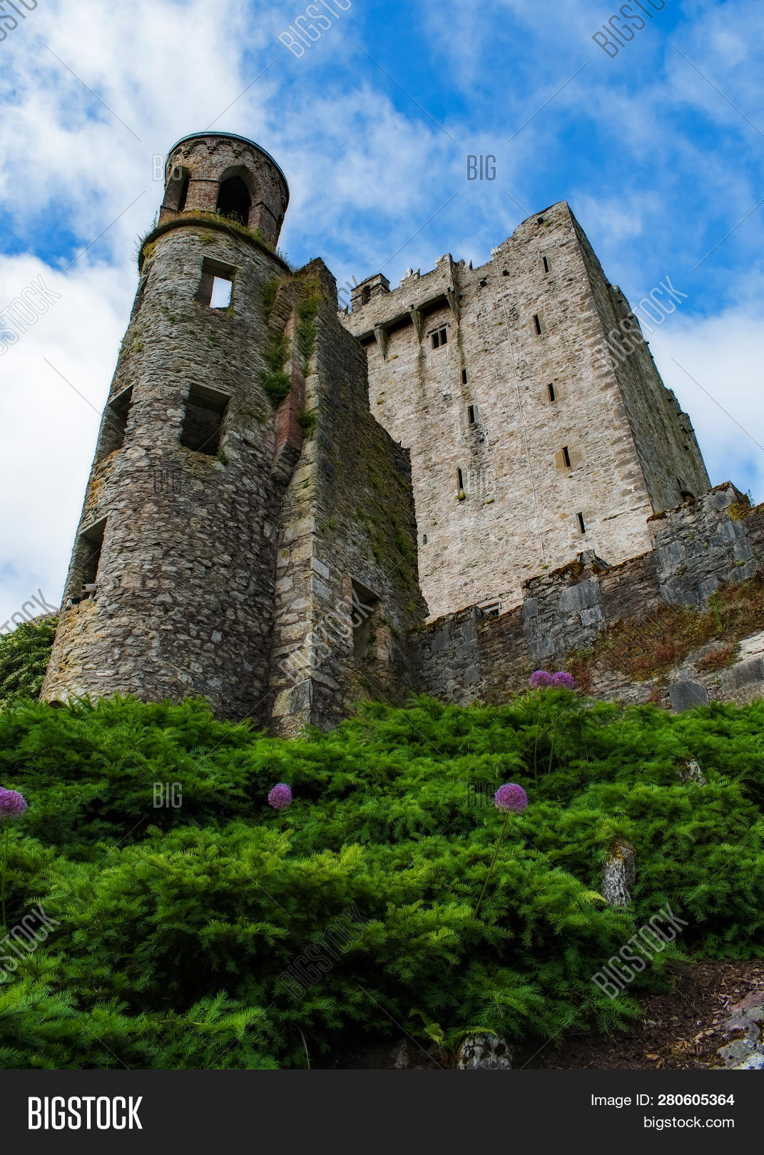 Tower On Hill Blarney Image & Photo (Free Trial) | Bigstock
