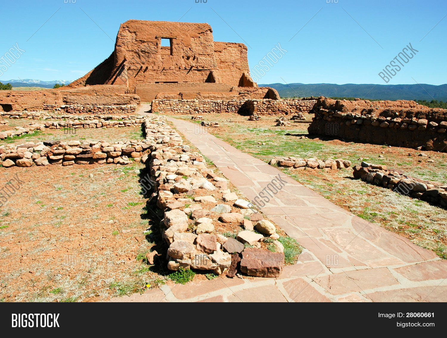Pecos Pueblo Mission Image & Photo (Free Trial) | Bigstock