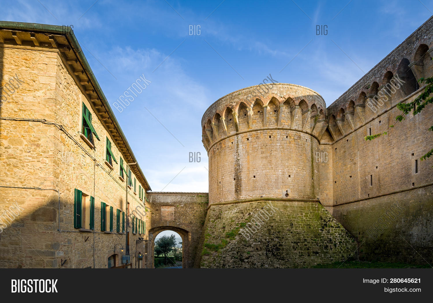 Volterra Old Fortress Image & Photo (Free Trial) | Bigstock
