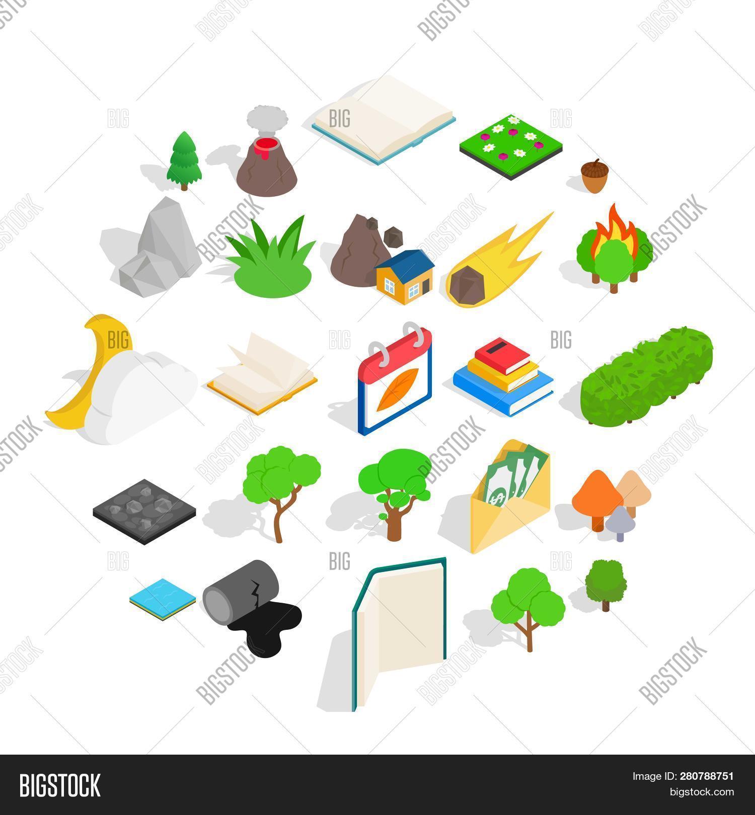 Woody Icons Set. Image & Photo (Free Trial) | Bigstock