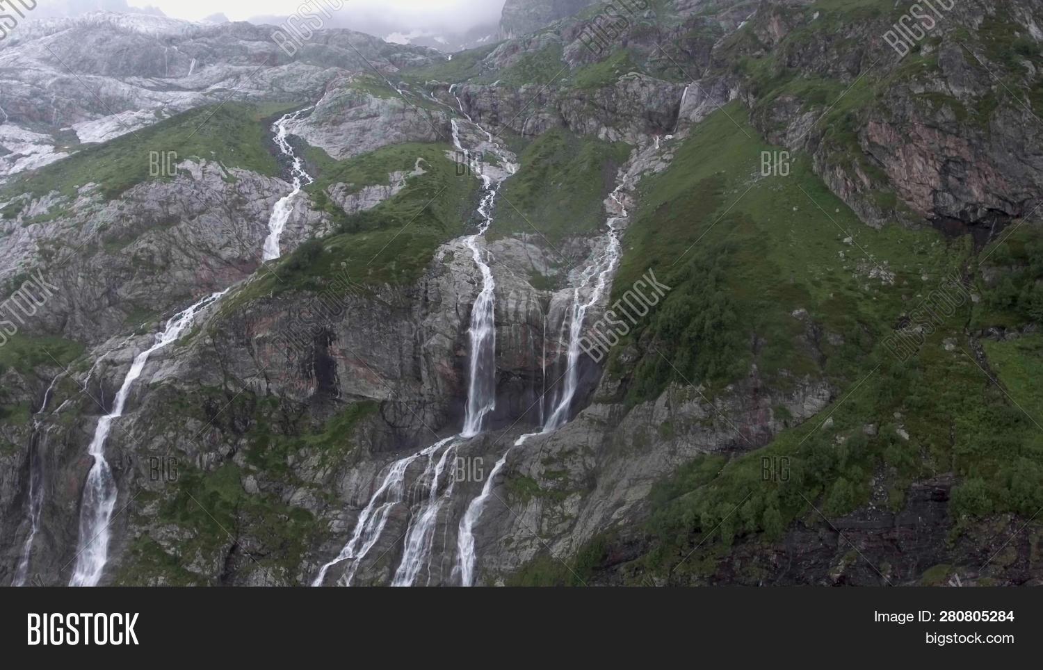 Tall Waterfalls Arhiz Image & Photo (Free Trial) | Bigstock