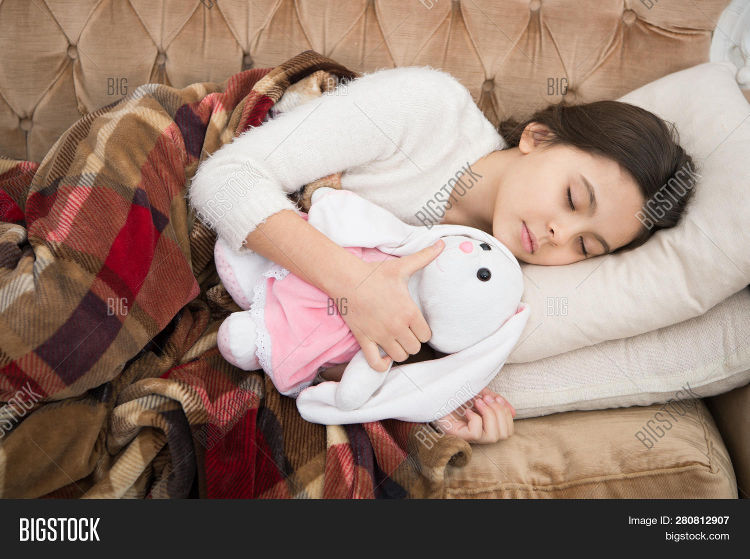 Sleep Toy. Girl Enjoy Image & Photo (Free Trial) | Bigstock