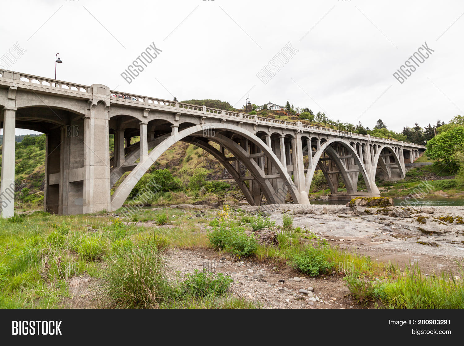 Concrete Arch Bridge Image & Photo (Free Trial) | Bigstock