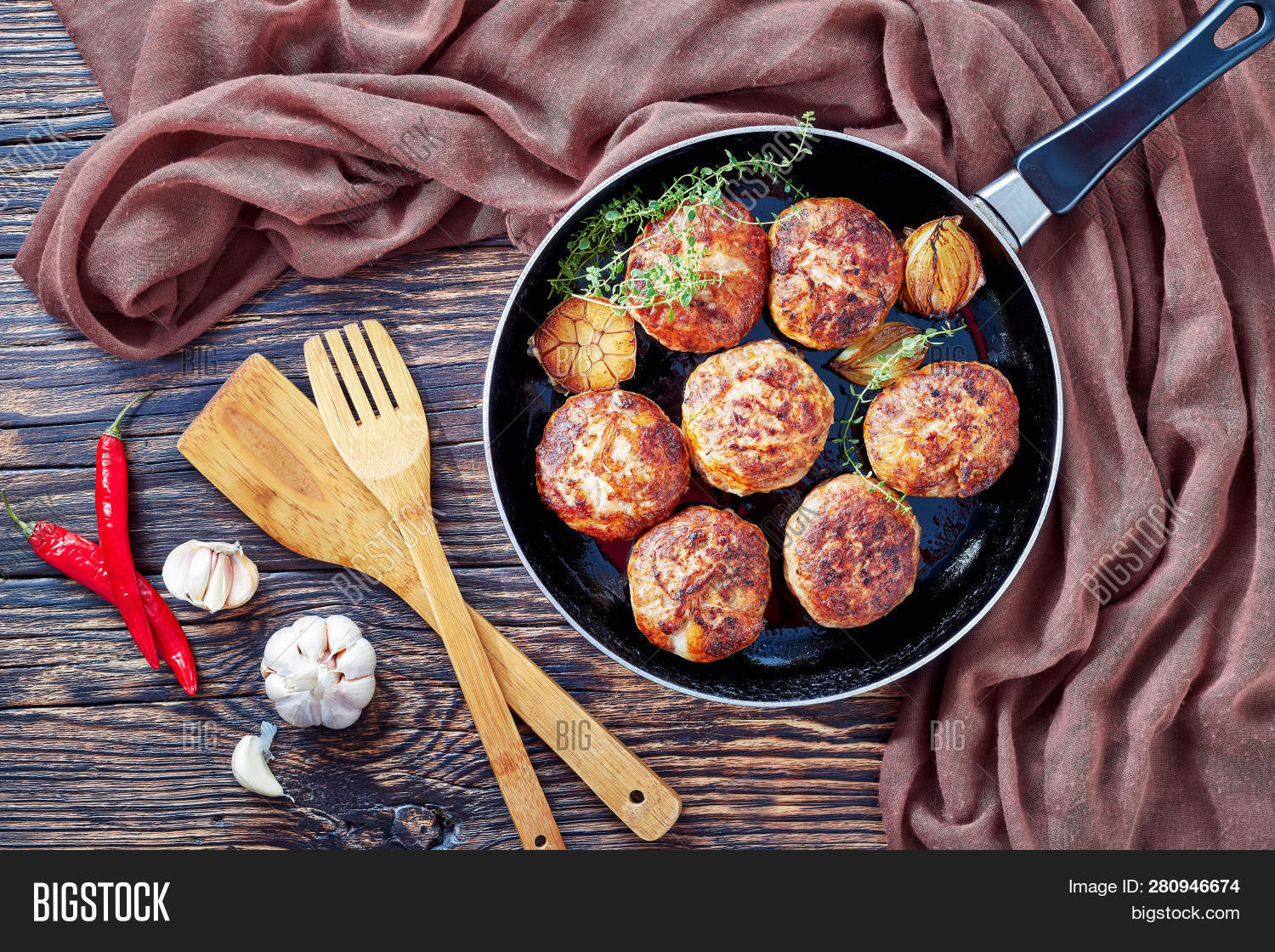 Homemade Fried Meat Image & Photo (Free Trial) | Bigstock