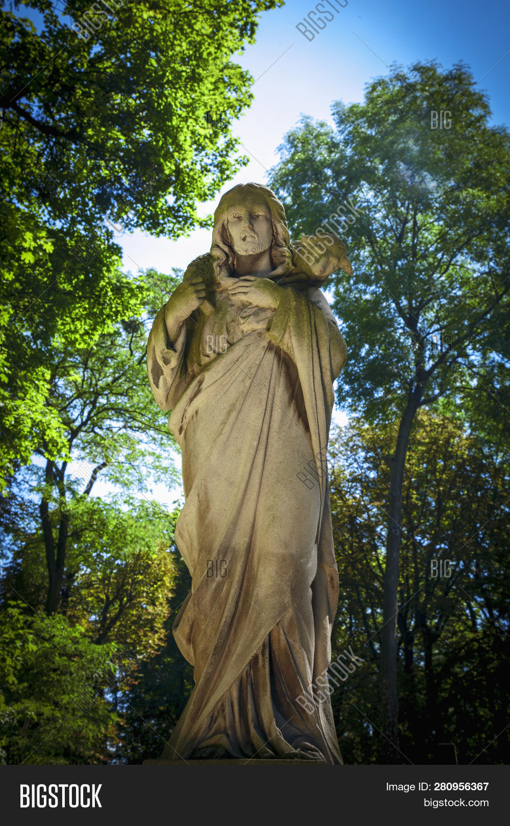 Ancient Statue Jesus Image & Photo (Free Trial) | Bigstock