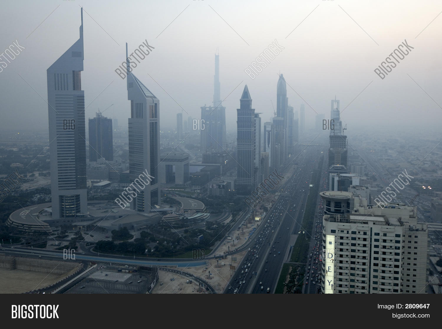 Sheikh Zayed Road. Image & Photo (Free Trial) | Bigstock