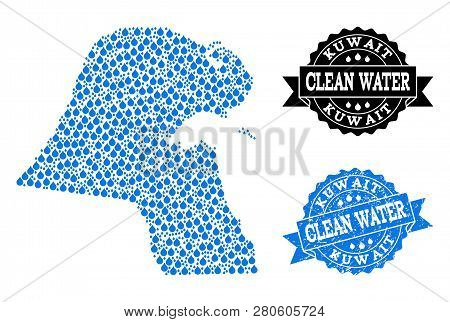 Map Kuwait Vector Vector & Photo (Free Trial) | Bigstock