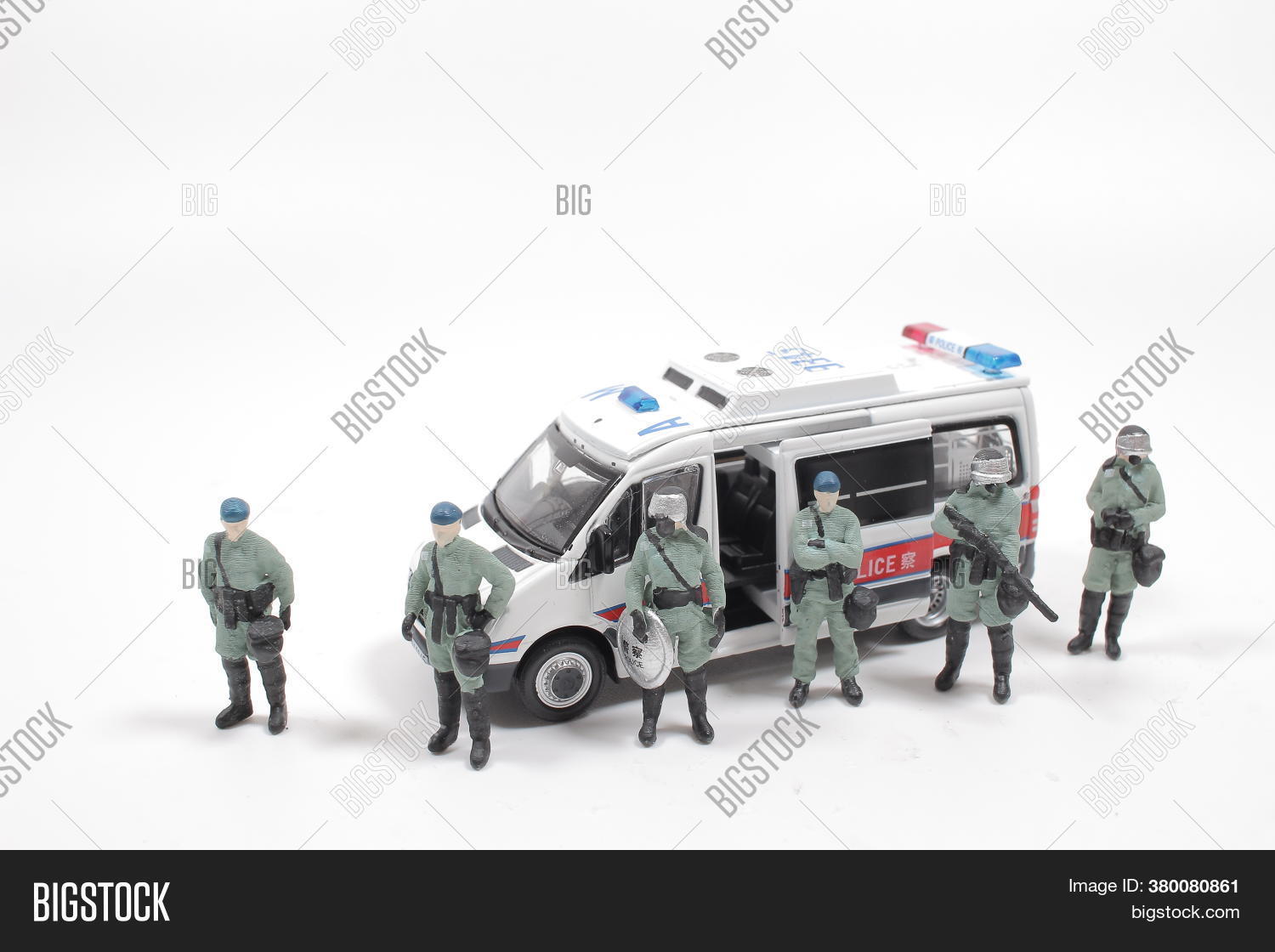 Group Police Figure Image & Photo (Free Trial) | Bigstock
